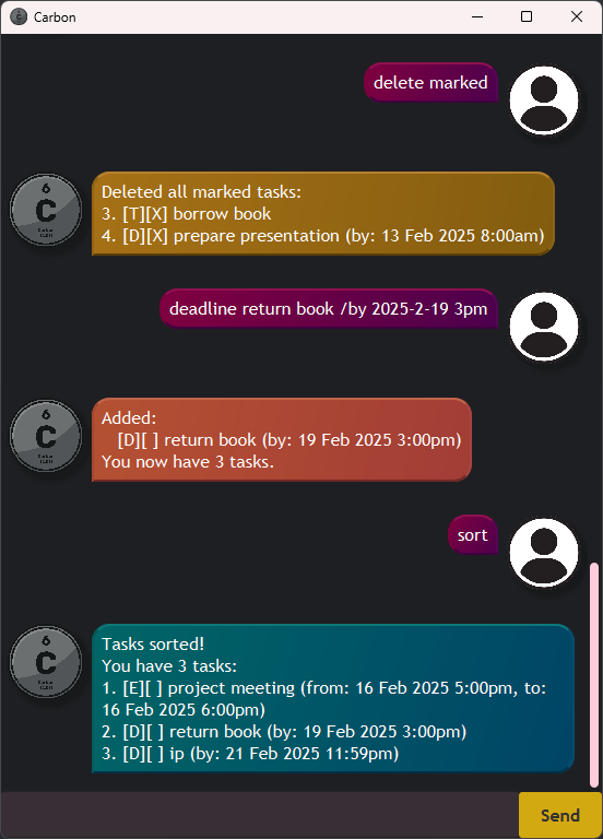 Carbon User Guide | ip